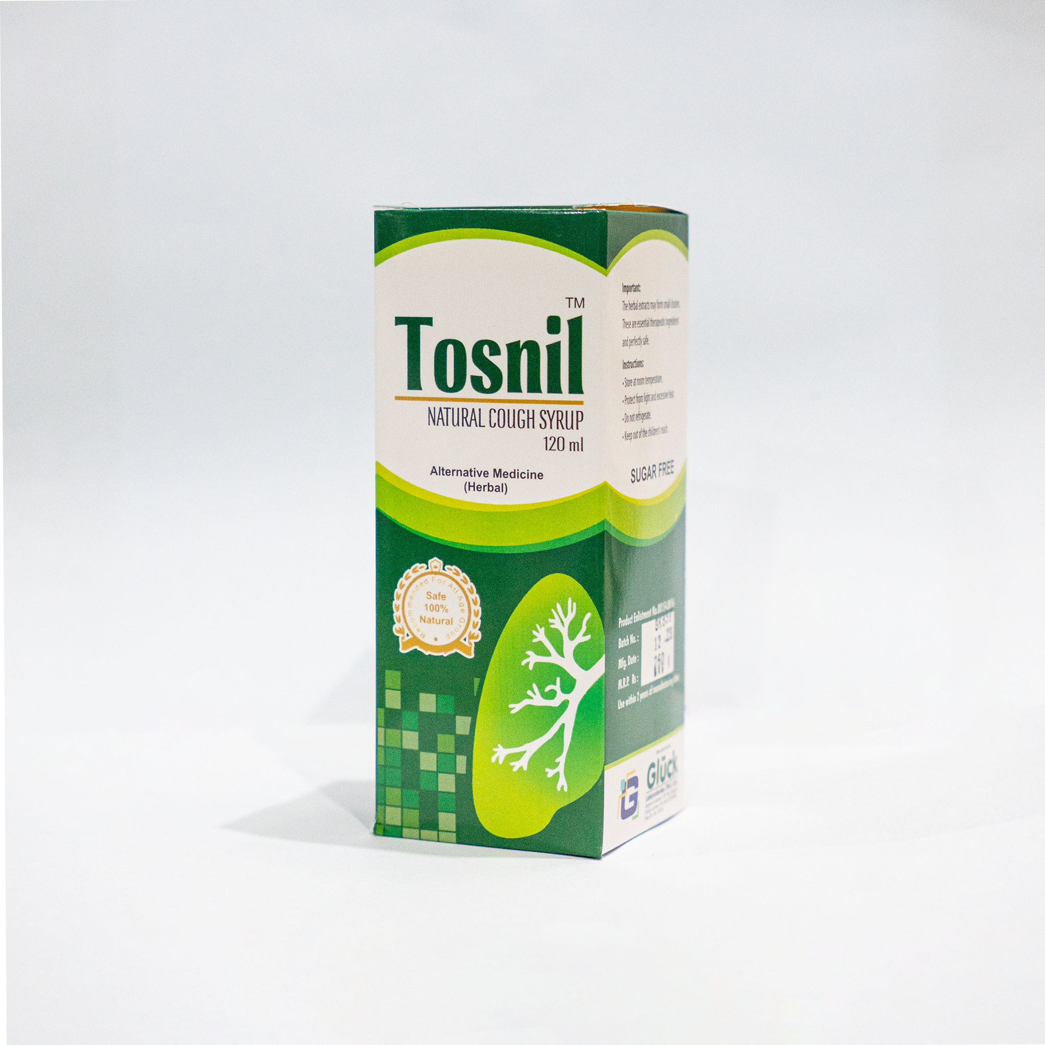 Tosnil Syrup 120ml – Gluck Laboratories